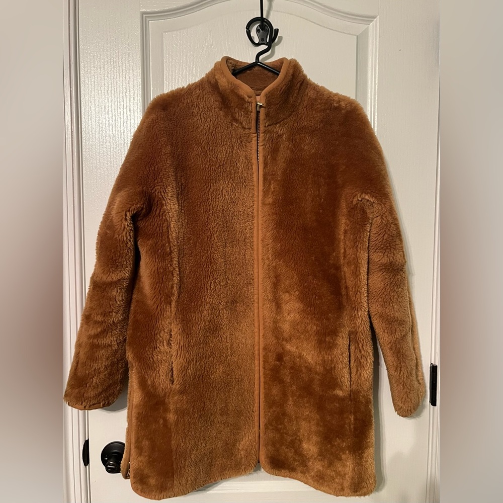 J. Crew Teddy Zip-Up - Gem